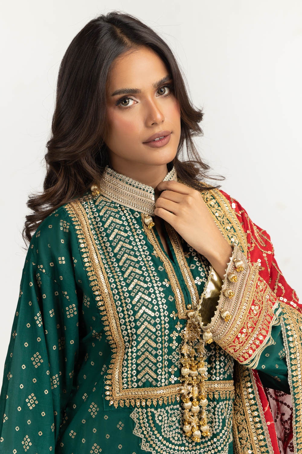 Gul Ahmed Stitched 3 Piece Festive BM-52024 J(78) – Salai