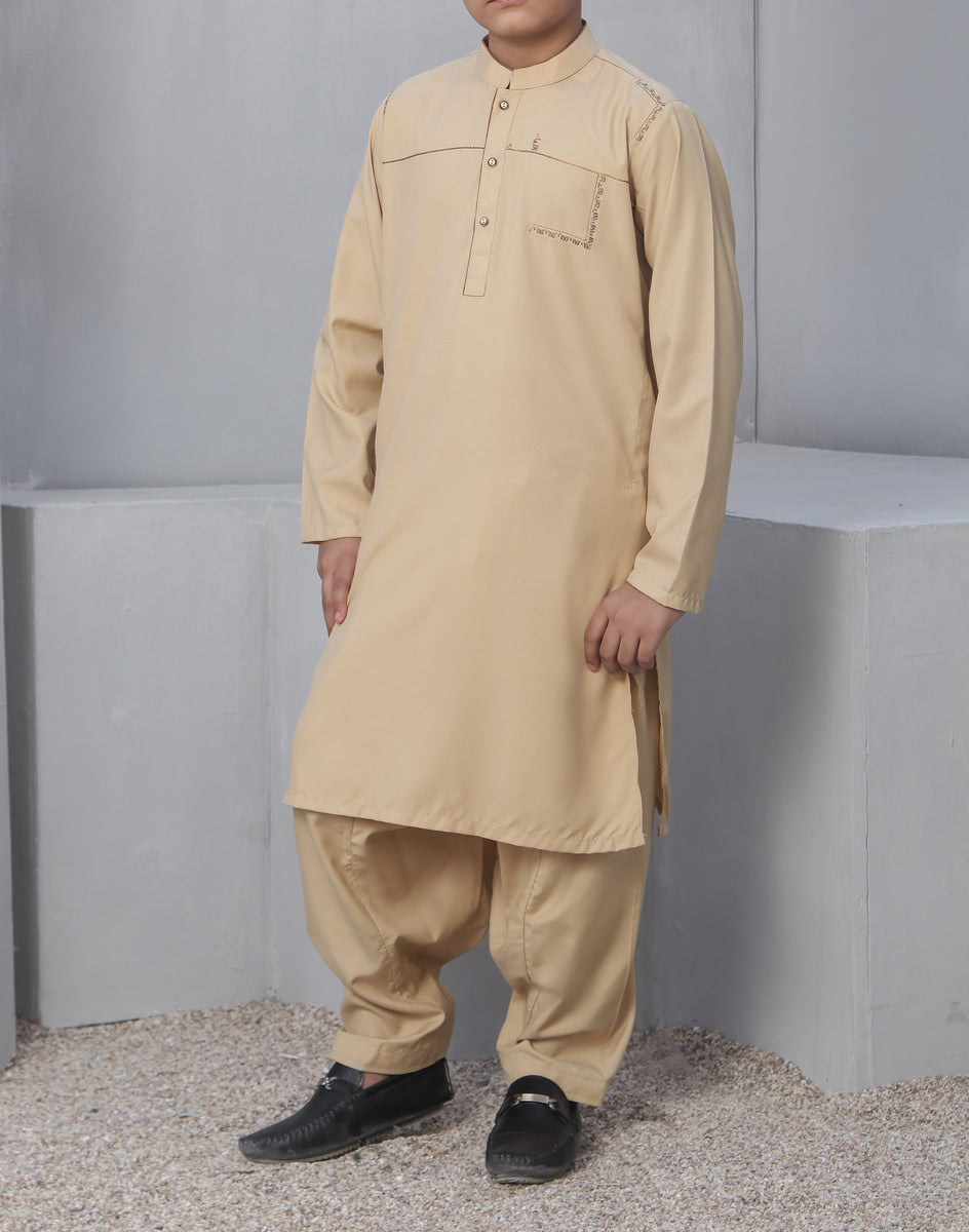 Boys Shalwar Kameez AQ-41912 | Salai | Salai | Misc